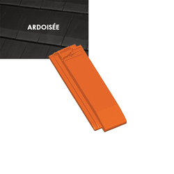 TUILE VOLNAY PV ARDOISE (10/m²) 5/paq 240/pal Pureau : 340-408mm | Sobemat