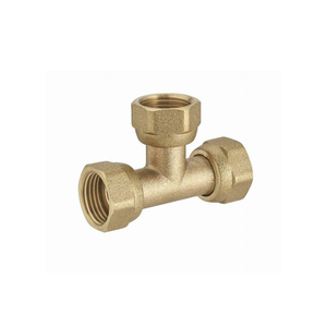 TE TRIPLE F3/8 A ECROU LIBRE A VISSER (TUBE CUIVRE) 803736 NOYON | Sobemat