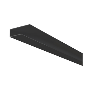 PROFIL DE FINITION U 4m POUR LAMBRIS PVC ANTHRACITE 10mm SFP24 | Sobemat